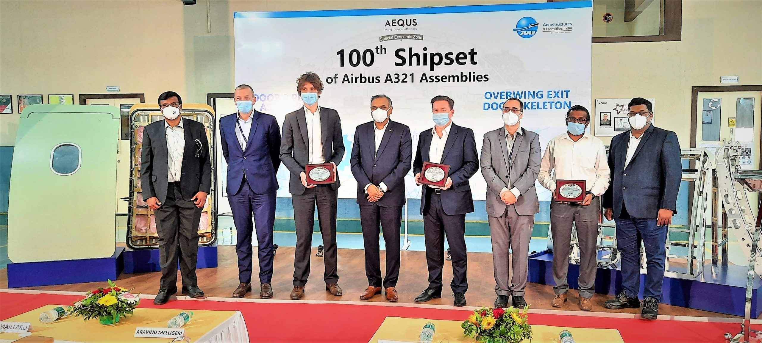 Aequs Aerospace-Saab JV celebrates major milestone on Airbus A321 ...