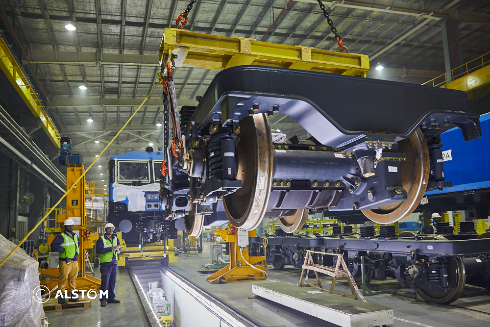 Alstom's WAG 12B e-locos become India's first freight locomotives ...