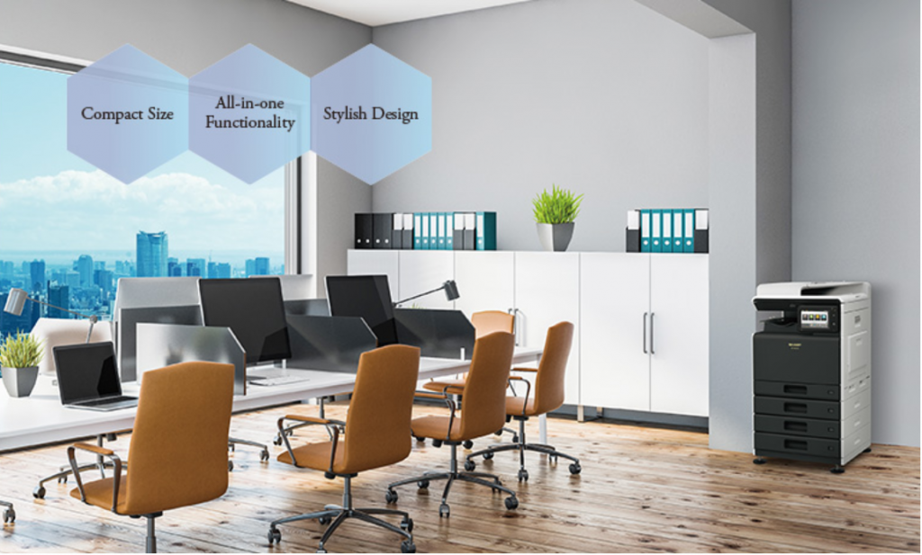 SHARP introduces the C-Cube IT – a free to fit color multifunctional ...