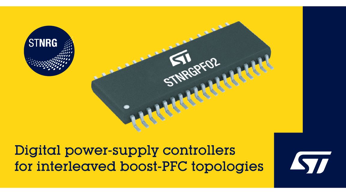 STMicroelectronics expands its range of digital power-supply ...