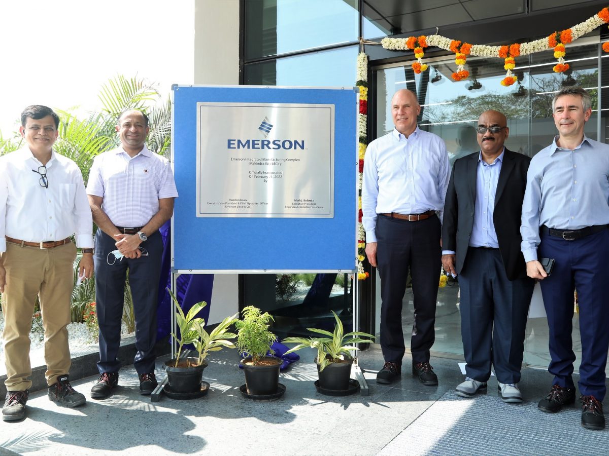 Emerson inaugurates advanced manufacturing plant in Chennai, India ...