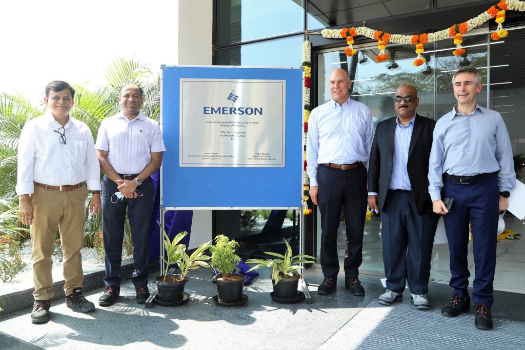 Emerson inaugurates advanced manufacturing plant in Chennai, India ...