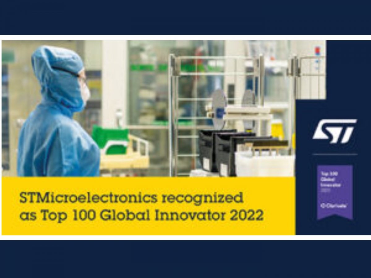 STMicroelectronics among the top 100 Global Innovator 2022 ...