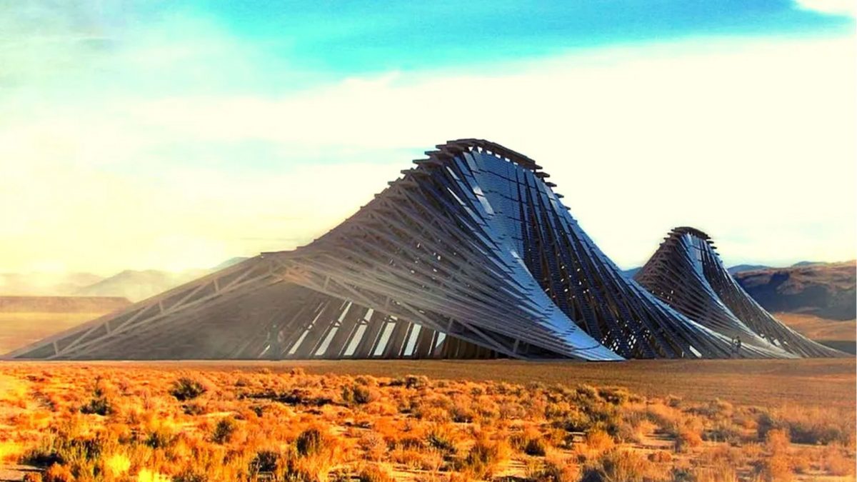 A solar mountain that can power nearly any location on earth ...