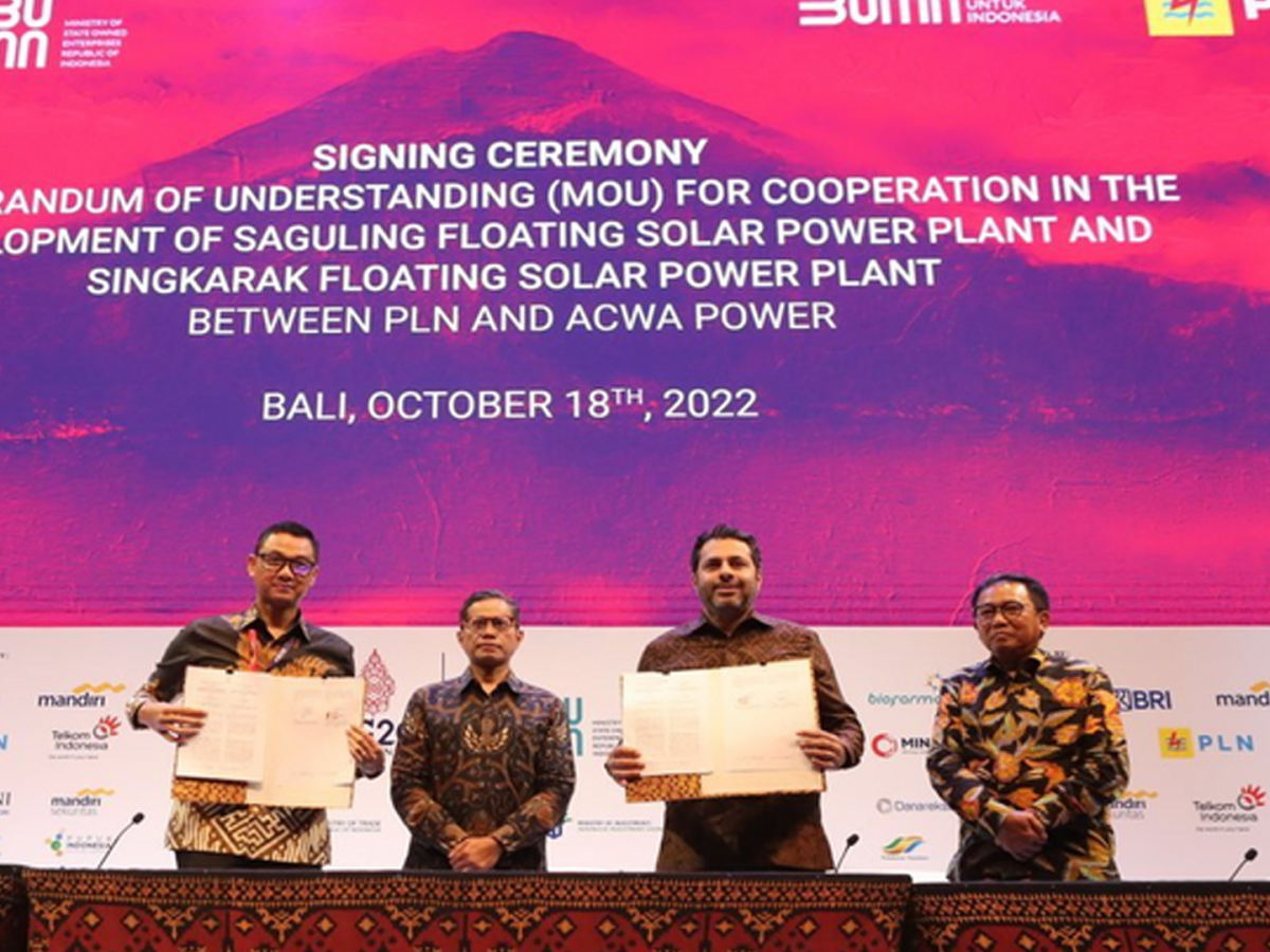 ACWA Power set to enter Indonesia with two floating solar PV projects ...