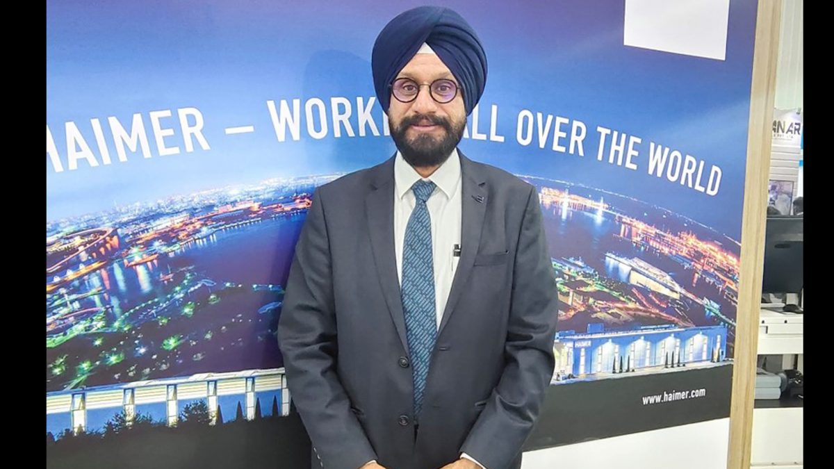 #IMTEX2023: Amolak Preet Singh, MD, SouthEast Asia ANZ, India, Haimer ...