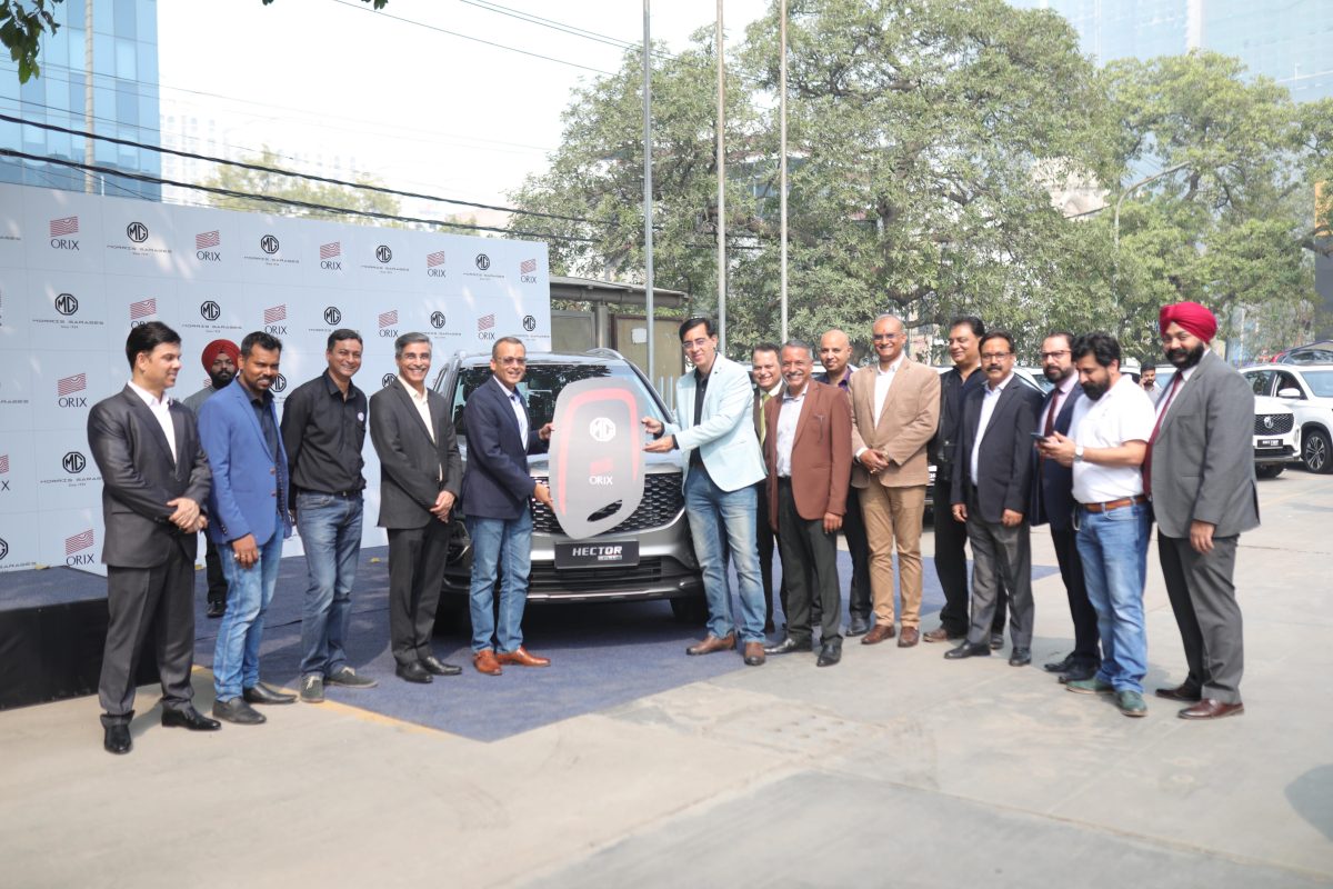 MG Motor India delivers a single-day shipment of 108 Hectors to ORIX ...