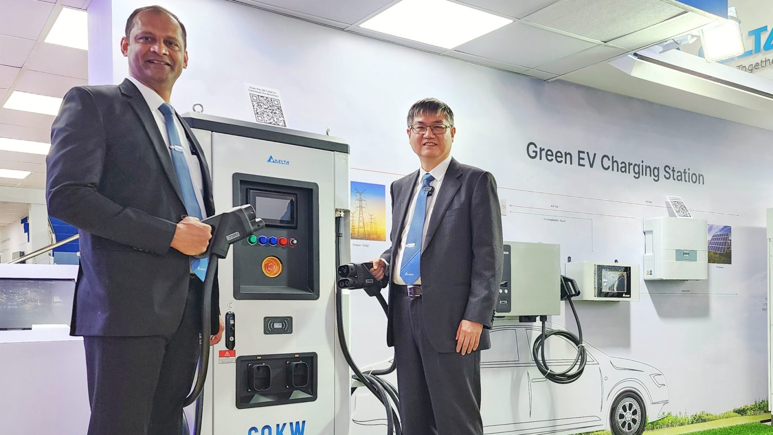Delta Electronics unveils microgrid-based Green EV charging station and ...