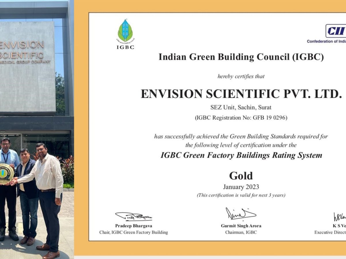 Milestone achieved: Envision Scientific gets an IGBC Gold Certification ...