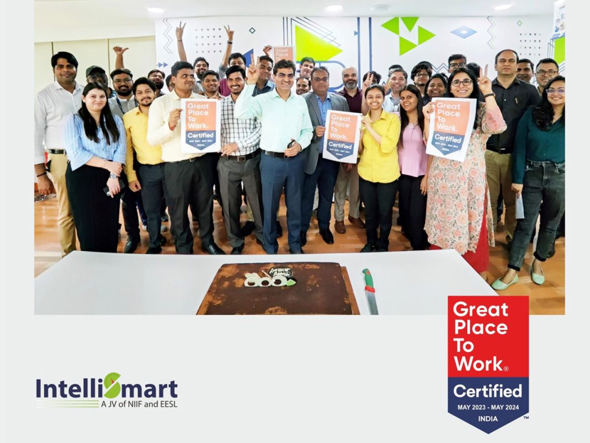 IntelliSmart certified as a great place to work for the second ...
