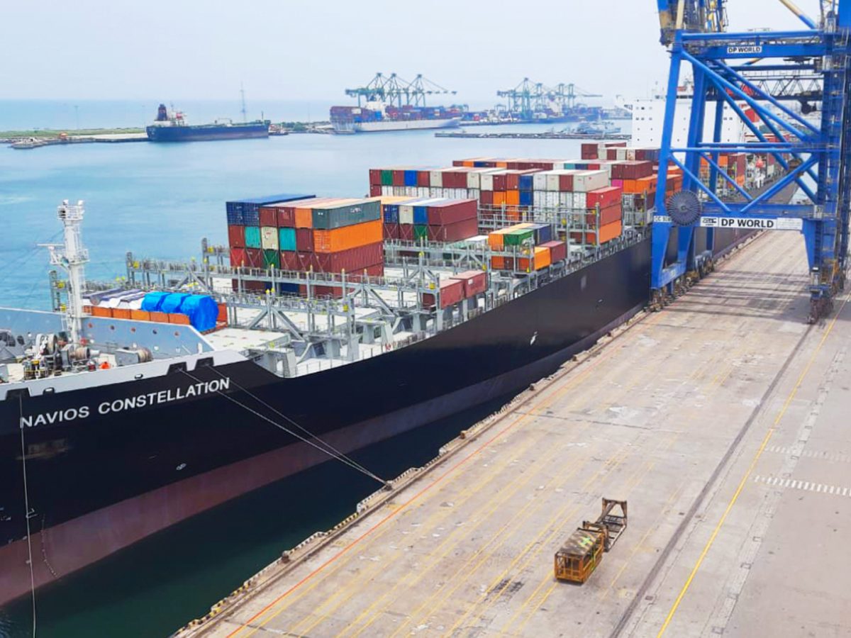 DP World welcomes MV Navios Constellation - Manufacturing Today India