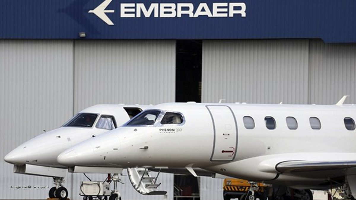 Embraer CEO discussing aircraft manufacturing with Indian firms ...