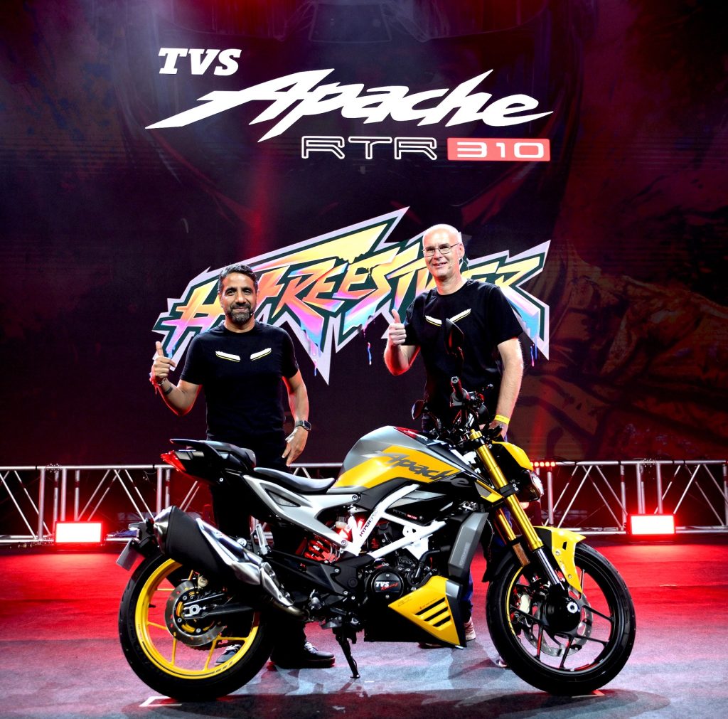 TVS Apache RTR 310's unmatched riding - Manufacturing Today India