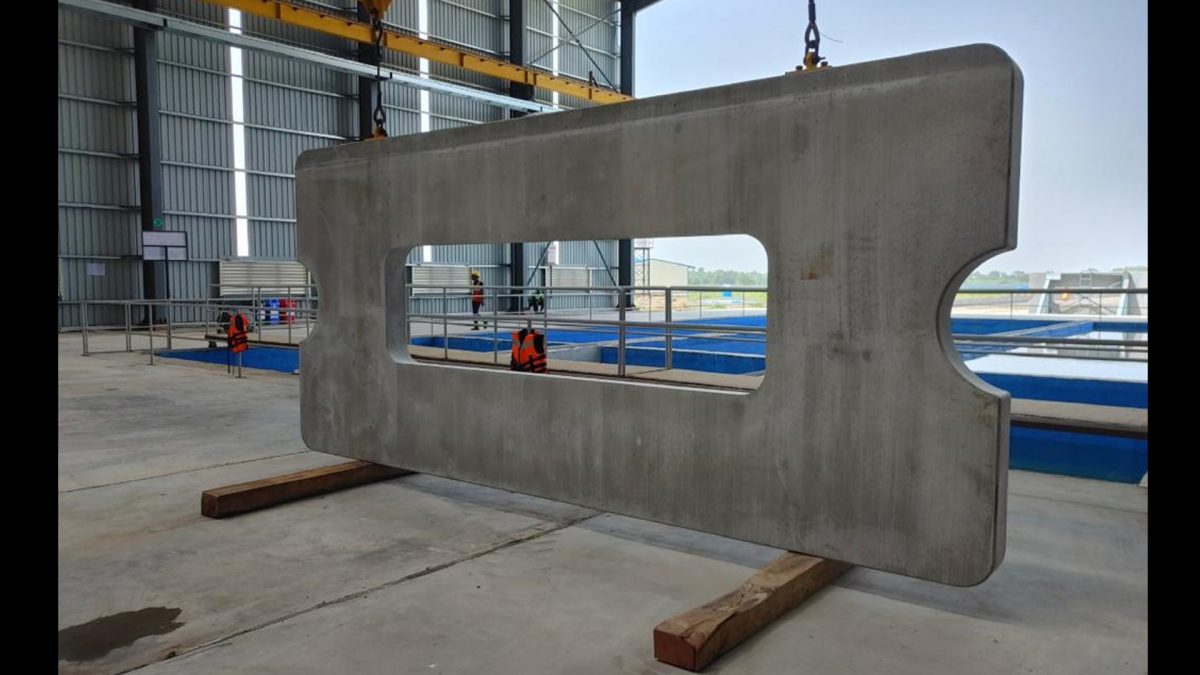 Gujarat welcomes India's first automated bullet train track slab ...