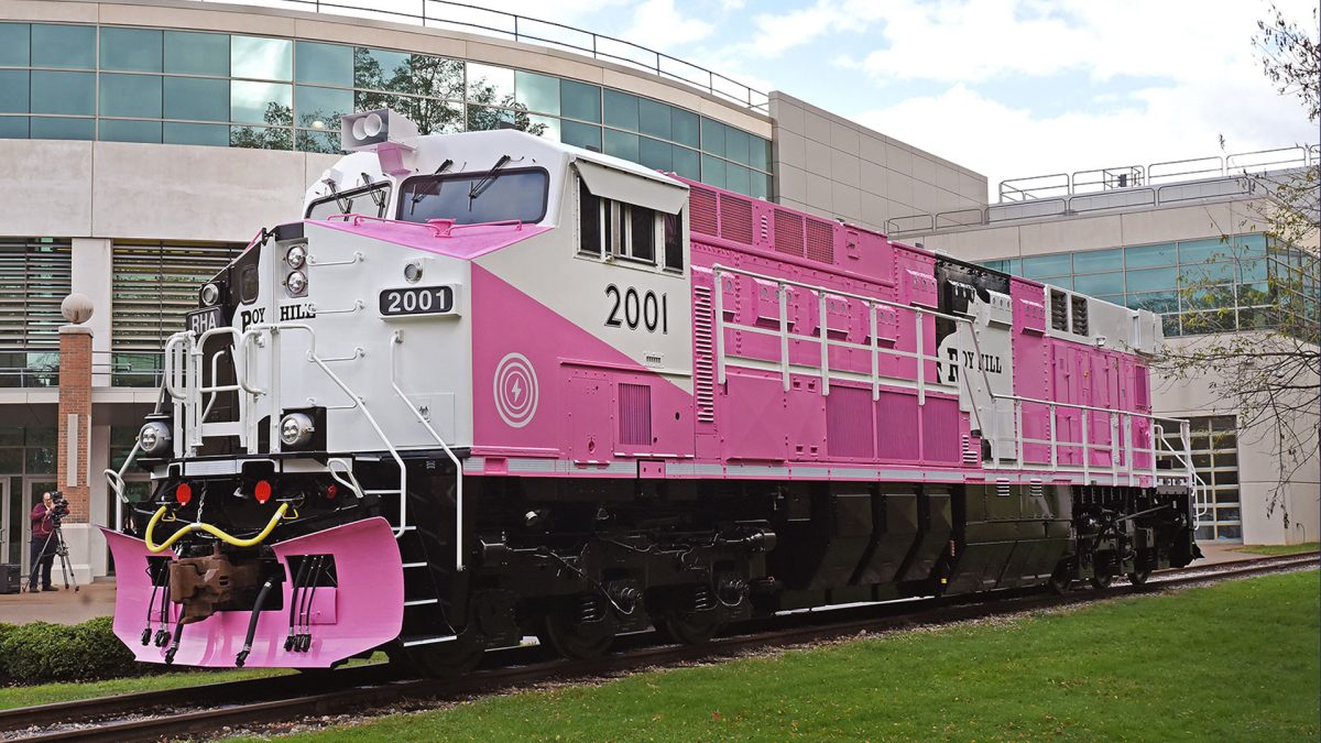 Wabtec and Roy Hill debut groundbreaking FLXdrive battery locomotive ...
