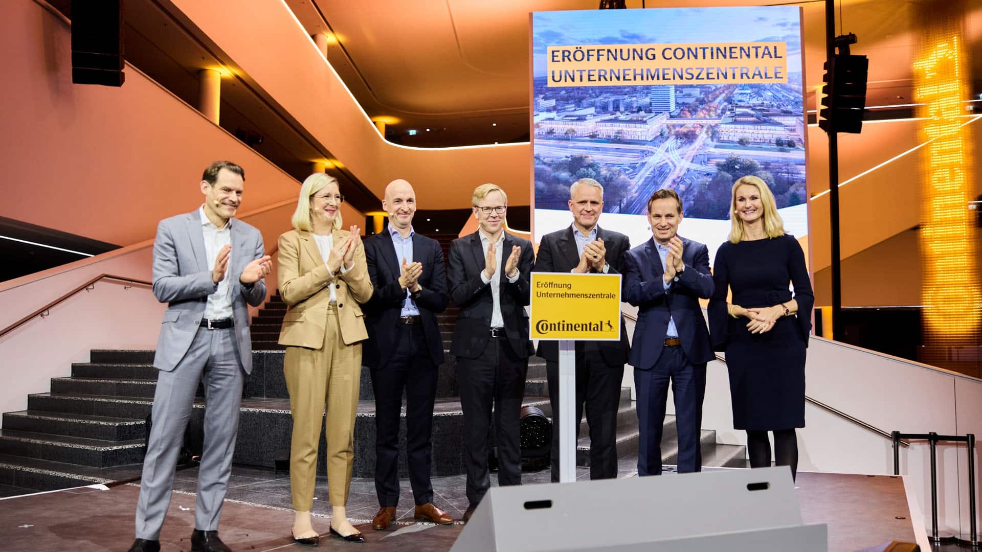 Continental's grand unveiling, new headquarters at Hanover, Germany ...