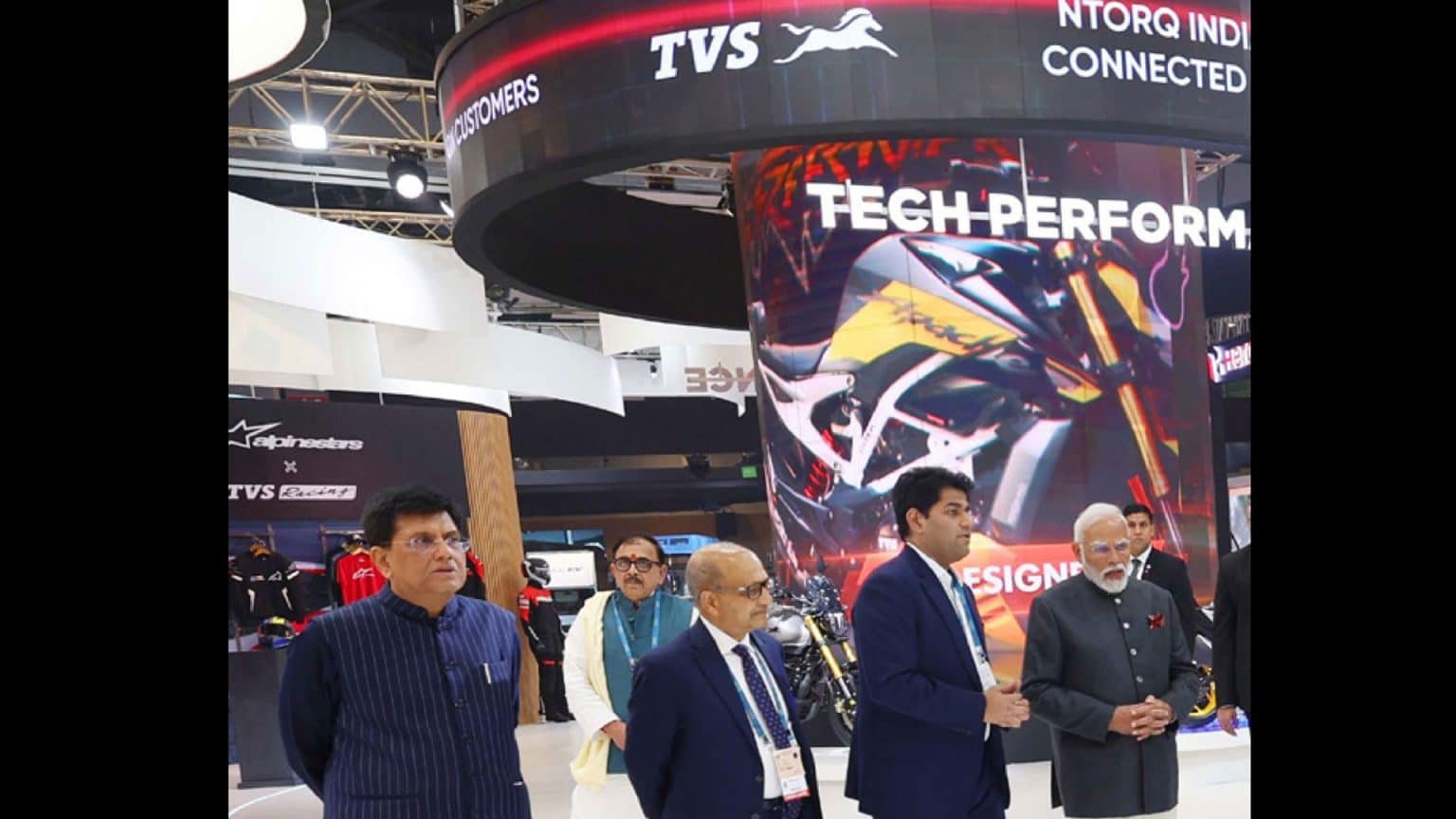 TVS Motor Company unveils cutting-edge mobility solutions at Bharat Mobility Global Expo 2024 ...