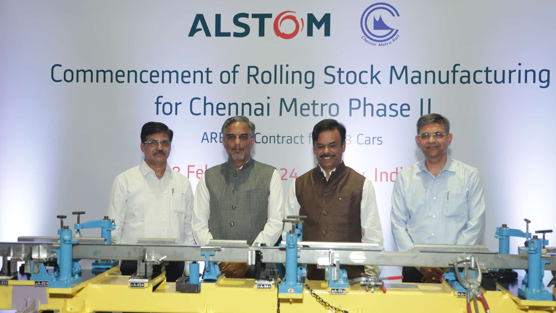 Alstom and Chennai Metro Rail Ltd. collaborate for 108 advanced metro ...