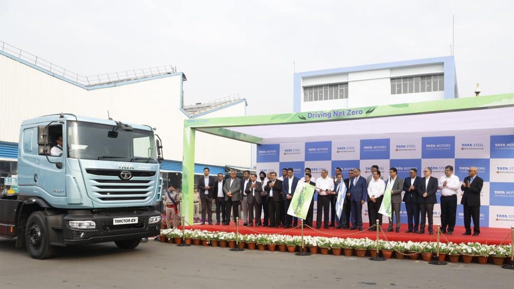 Tata Motors unveils next-gen, eco-friendly fleet for Tata Steel ...