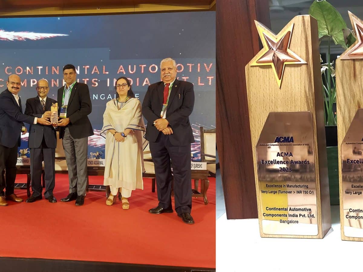 Continental India wins ACMA Excellence Award 2023 - Manufacturing Today ... Continental India wins ACMA Excellence Award 2023 - Manufacturing Today ...