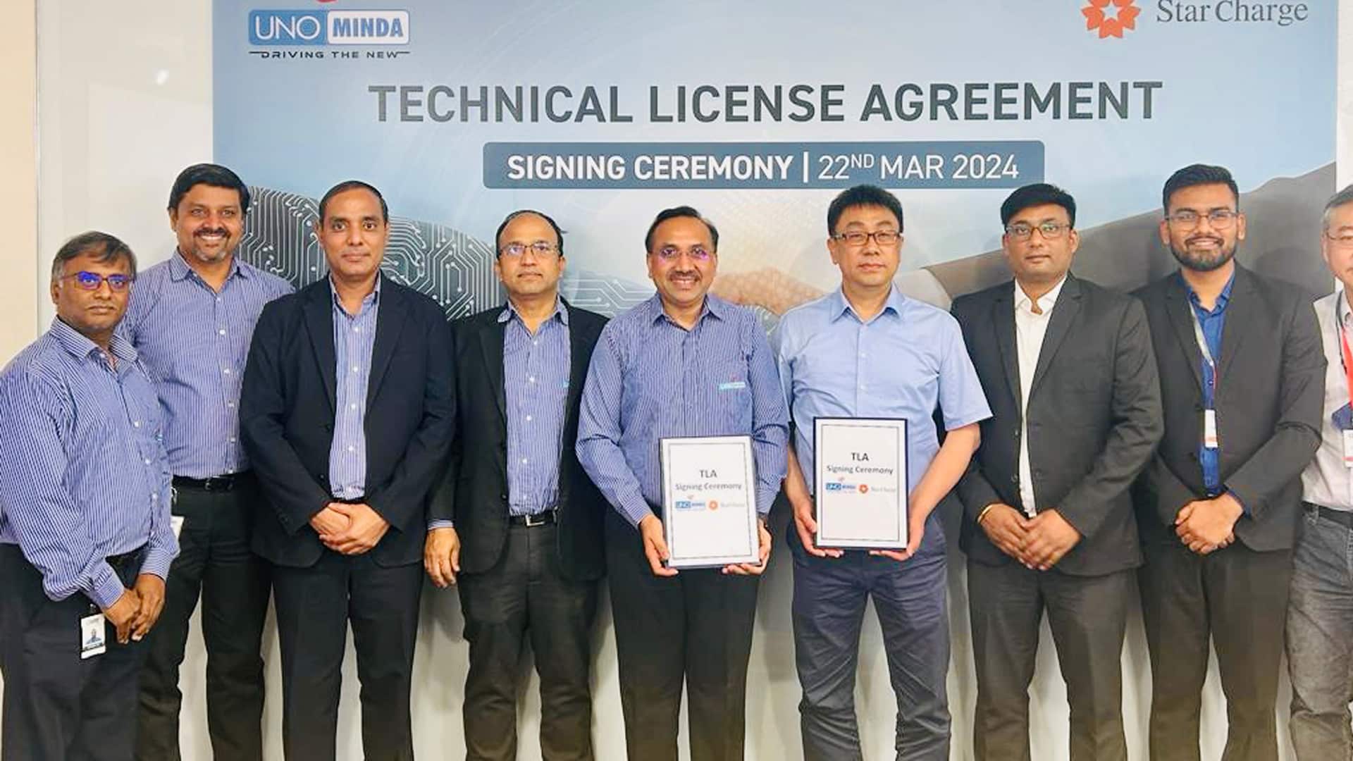 Uno Minda and StarCharge unveil new partnership - Manufacturing Today India