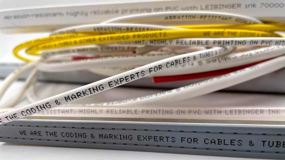 Leibinger unveils cutting-edge ink for cable marking - Manufacturing ...