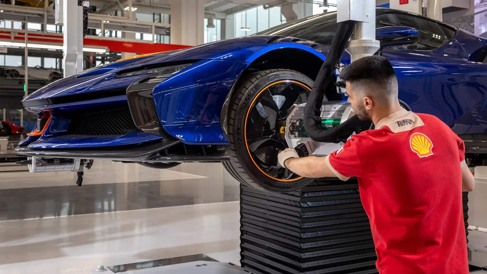 Ferrari's first EV set to roll out from new high-tech E-building ...