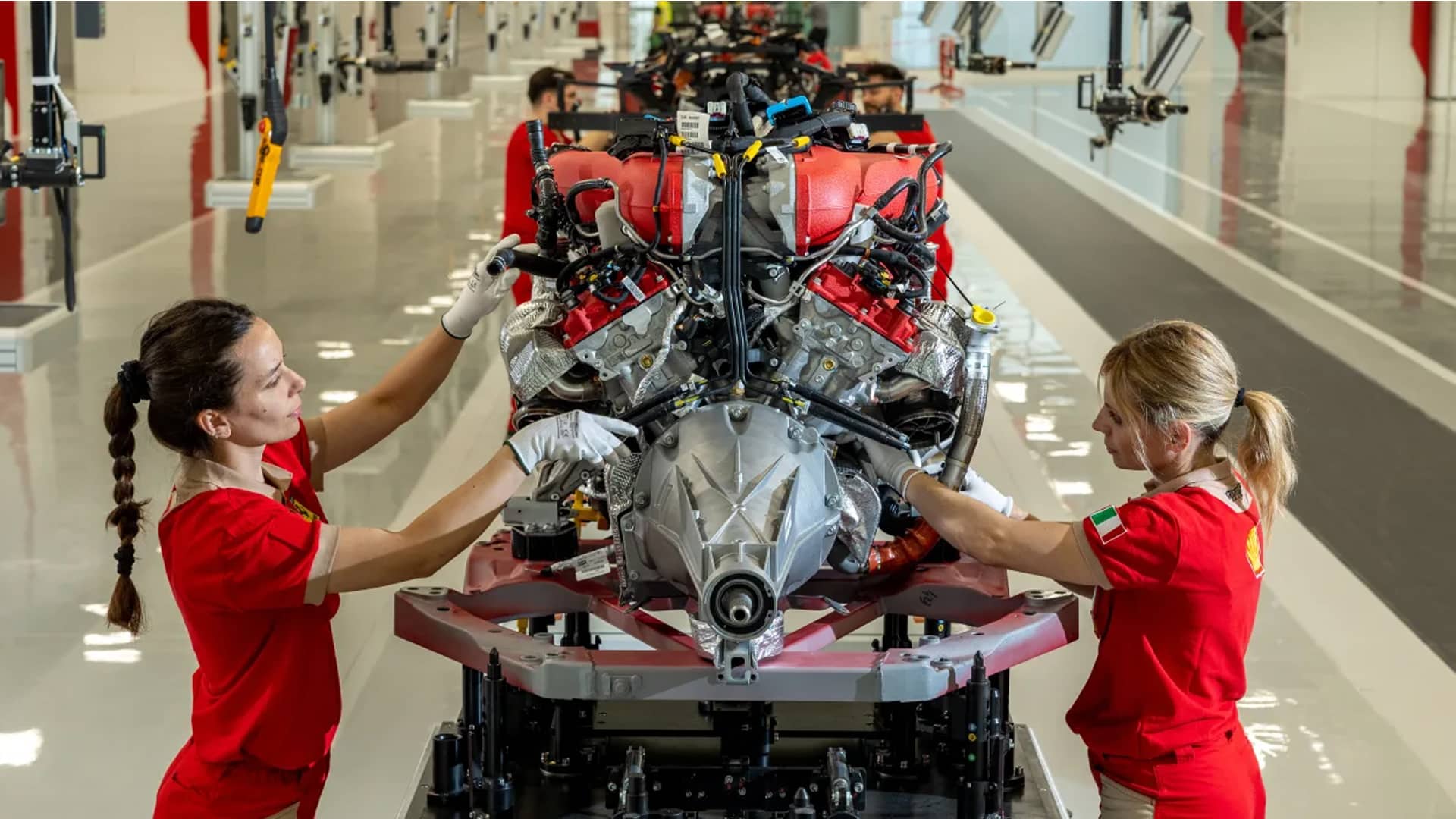 Ferrari's first EV set to roll out from new high-tech E-building ...