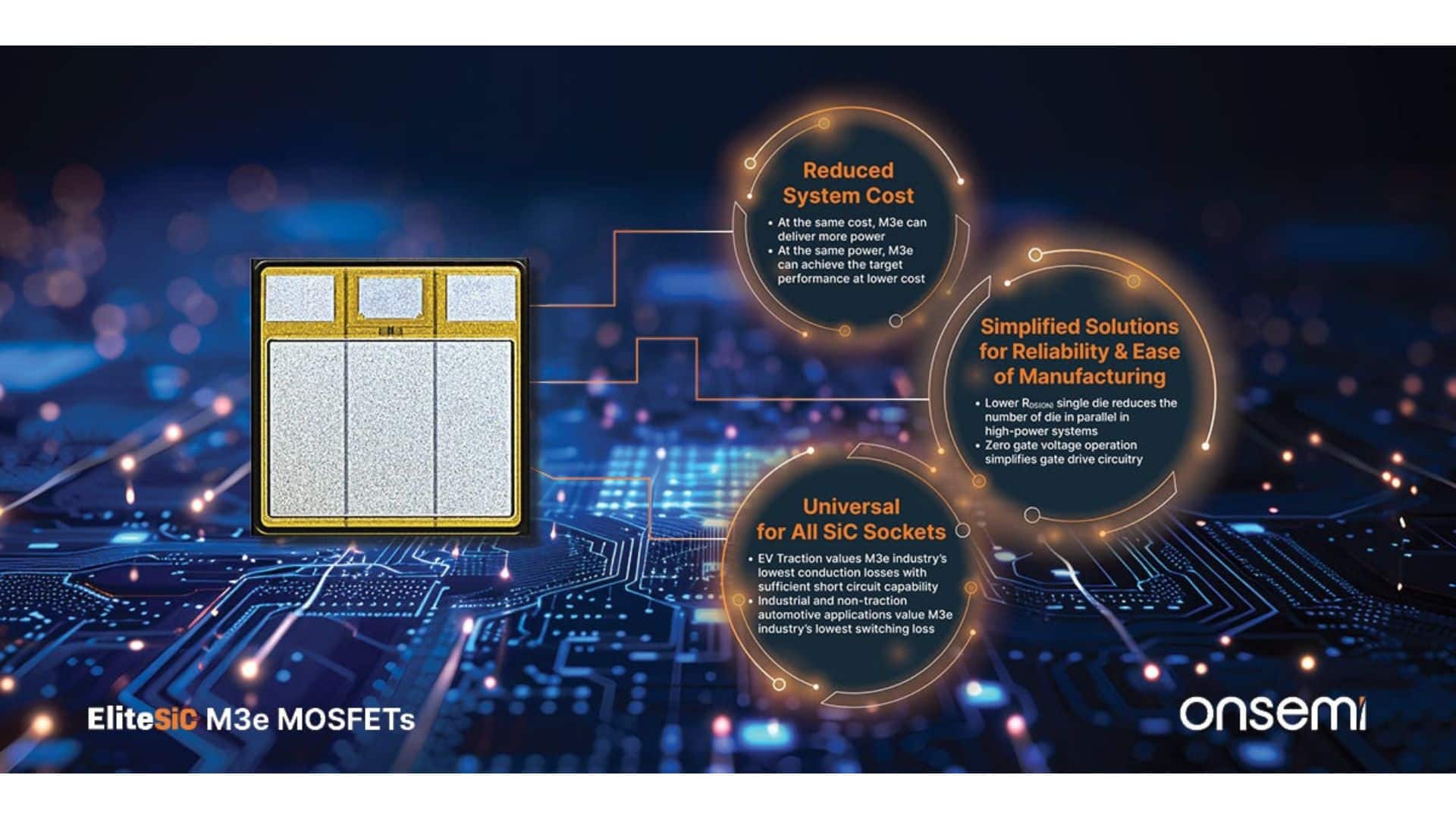 Onsemi Unveils Elitesic M3e Mosfets To Accelerate Global