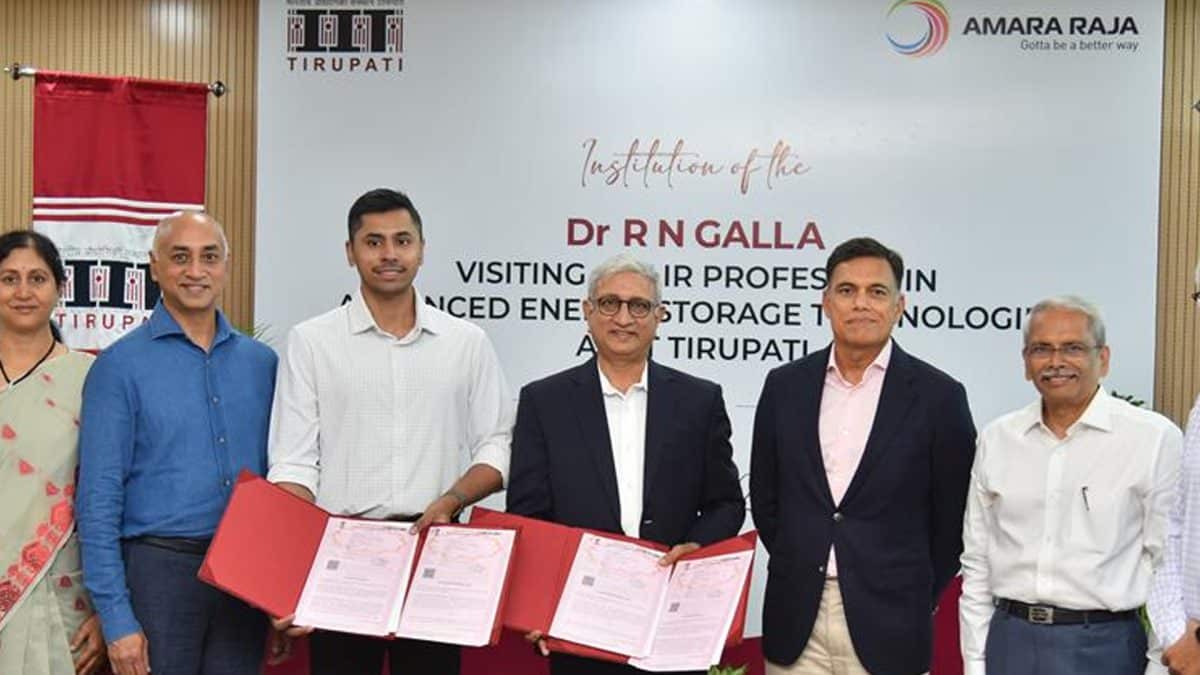Amara Raja honours founder with Dr R N Galla professorship at IIT ...