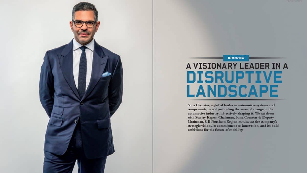 A visionary leader in a disruptive landscape - Manufacturing Today India