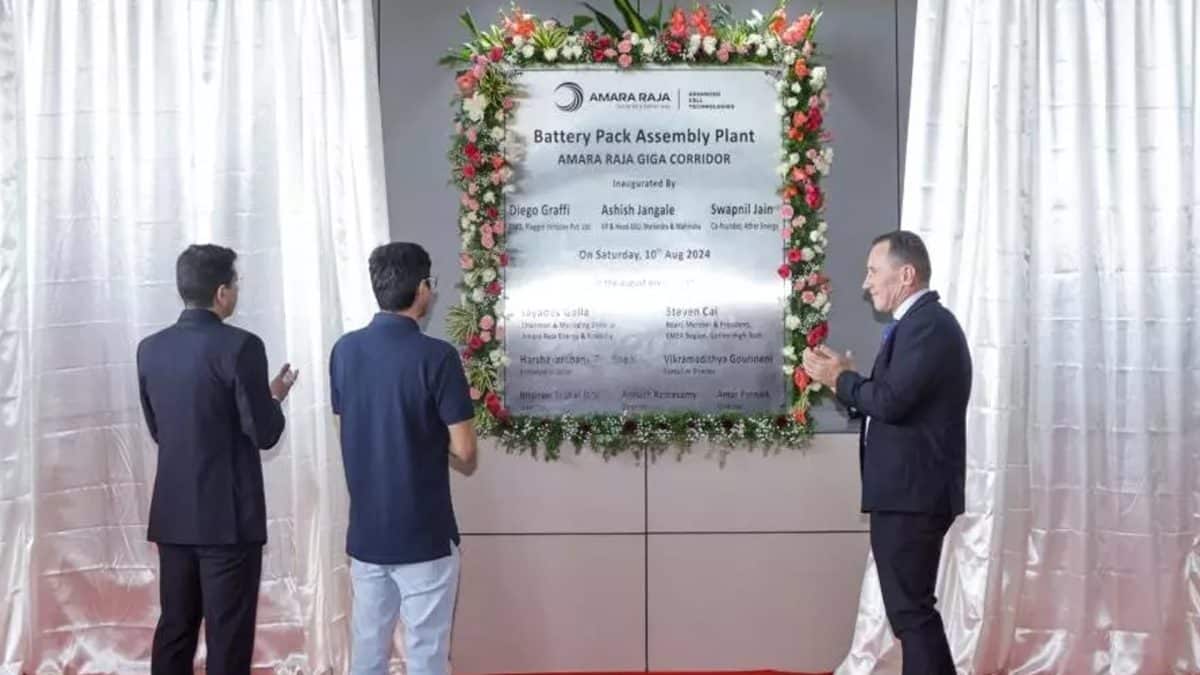 Amara Raja launches battery pack plant, lays foundation for new cell ...