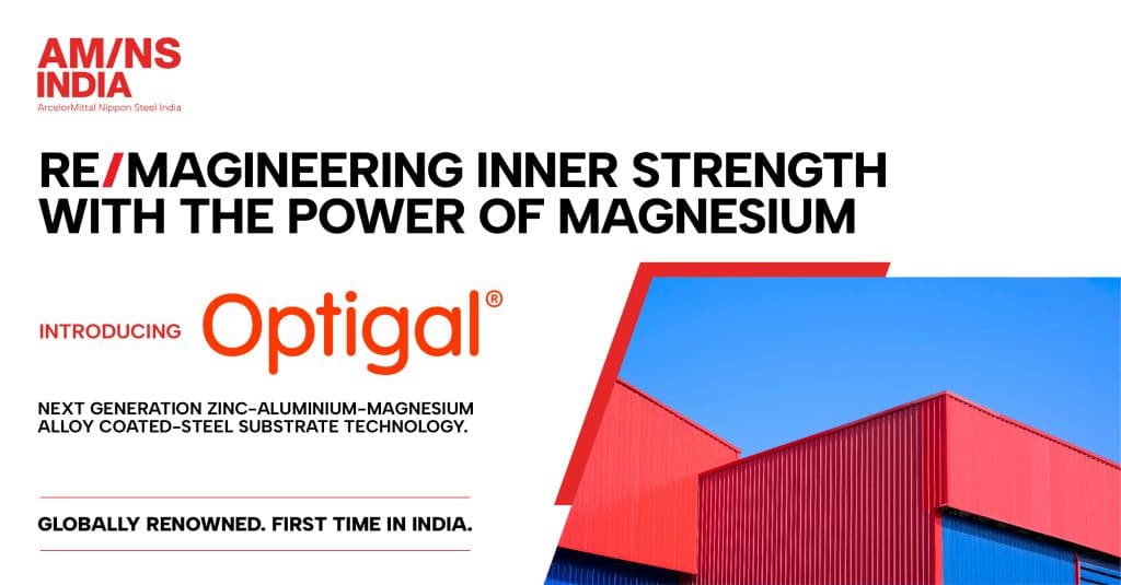 AM/NS India launches Optigal, premium coated steel with a 25-year ...