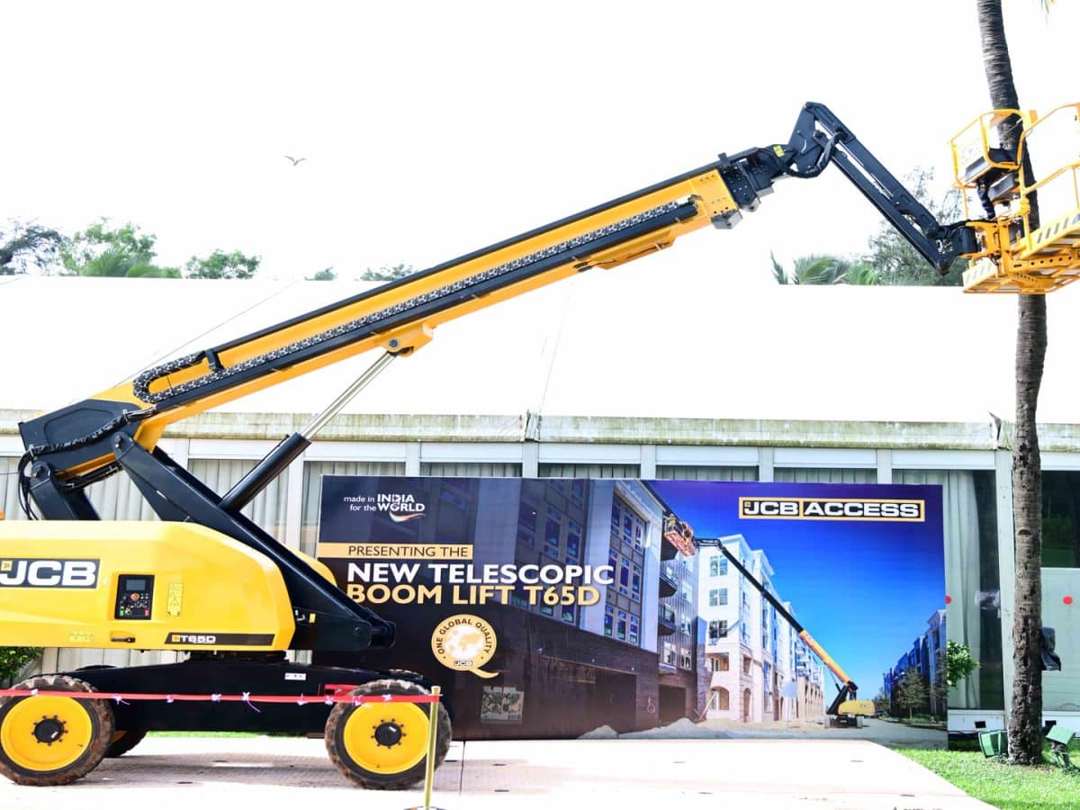 JCB's new T 65D telescopic boom platform hits Indian market ...