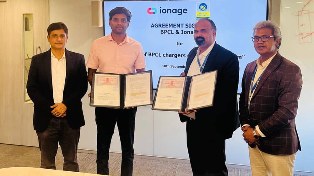 BPCL partners with IONAGE to expand EV charging stations ... BPCL partners with IONAGE to expand EV charging stations ...