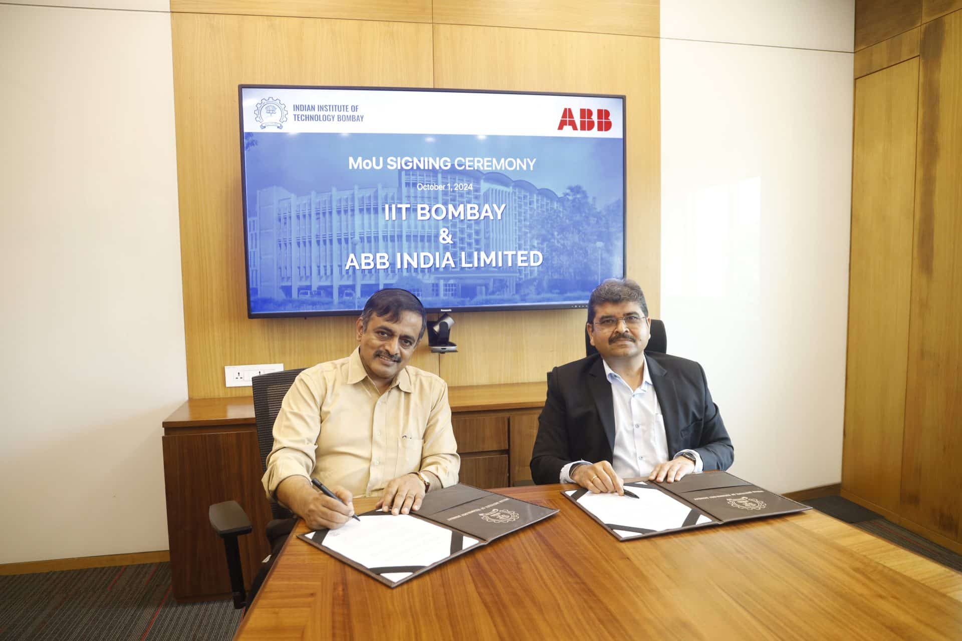 ABB India teams up with IIT Bombay to launch advanced electrical machines and drives lab ...