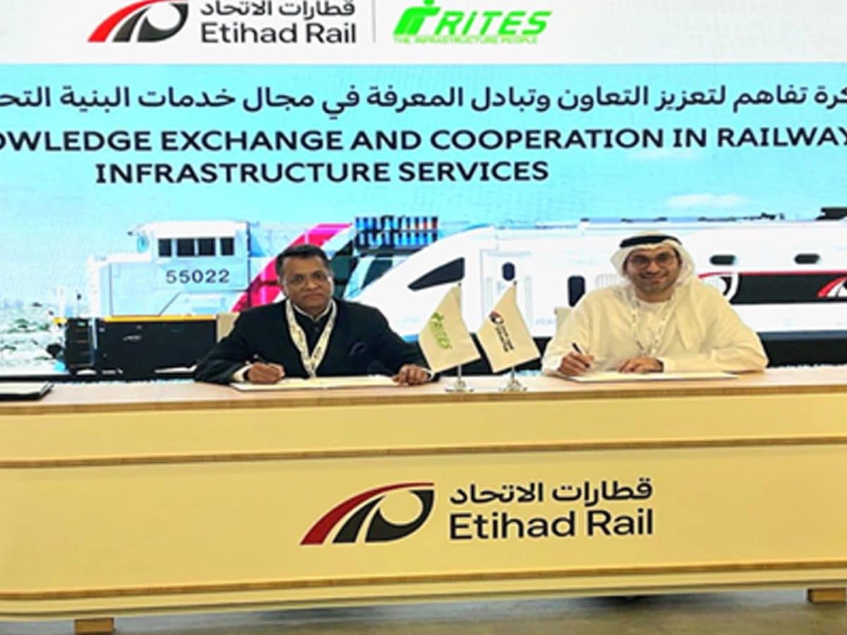 RITES and Etihad Rail set to reshape UAE rail infrastructure with new ...