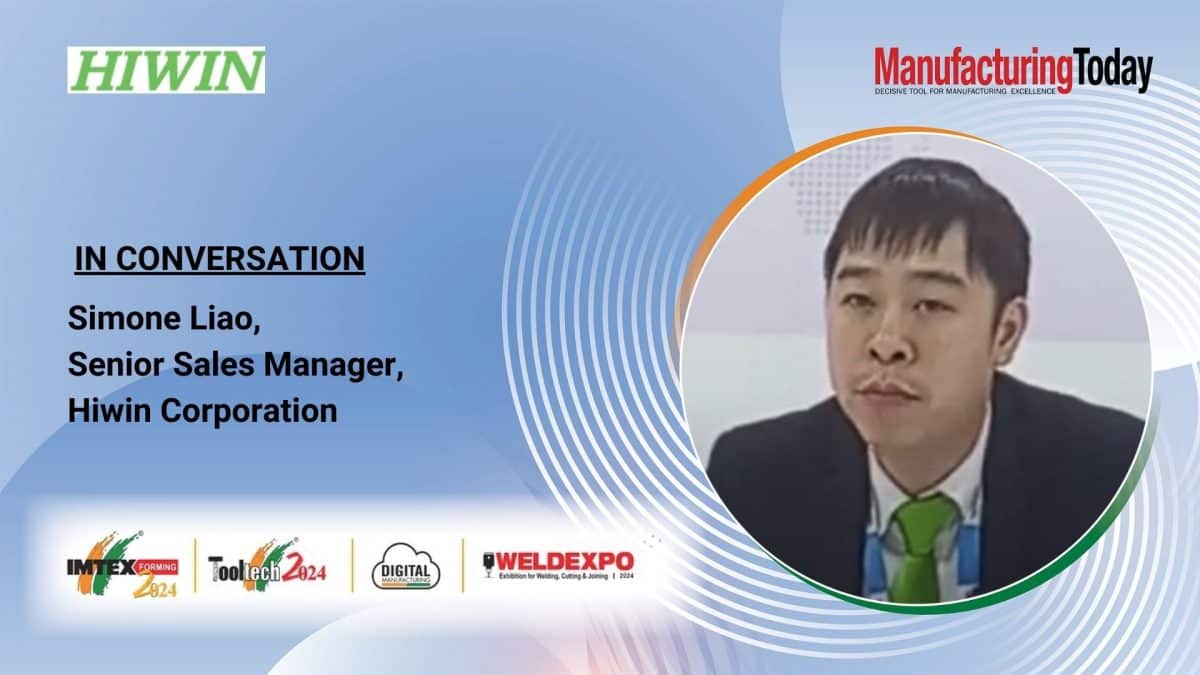 #IMTEX2024 | Simon Liao, HIWIN in conversation with Manufacturing Today ...