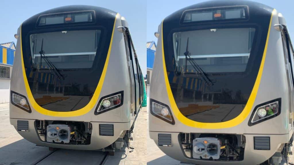 Titagarh Rail Systems rolls out first automated trainset for Bengaluru ...