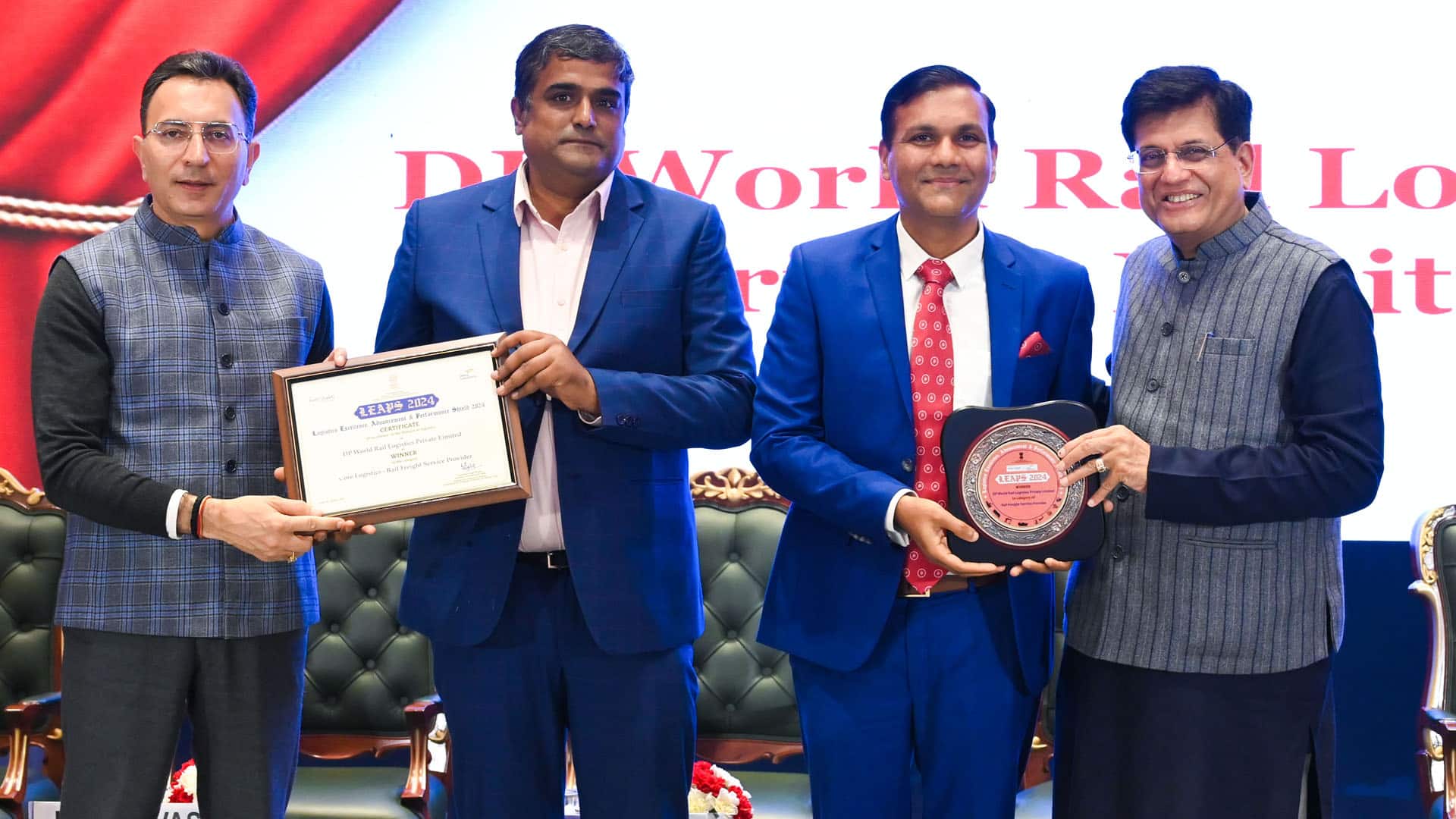 DP World takes top spot at LEAPS 2024 for rail freight excellence ...