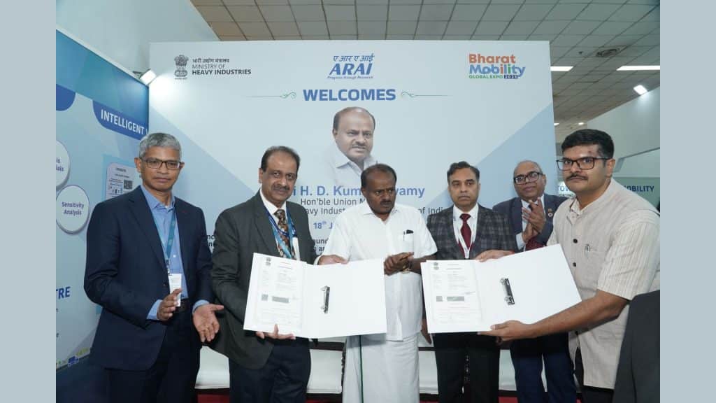 ARAI showcased green mobility innovations, made big reveals at Bharat Mobility Global Expo 2025 ...