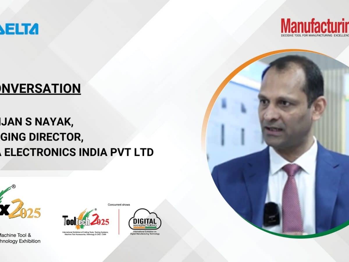 #IMTEX2025 | Niranjan S Nayak, Managing Director, Delta Electronics ...