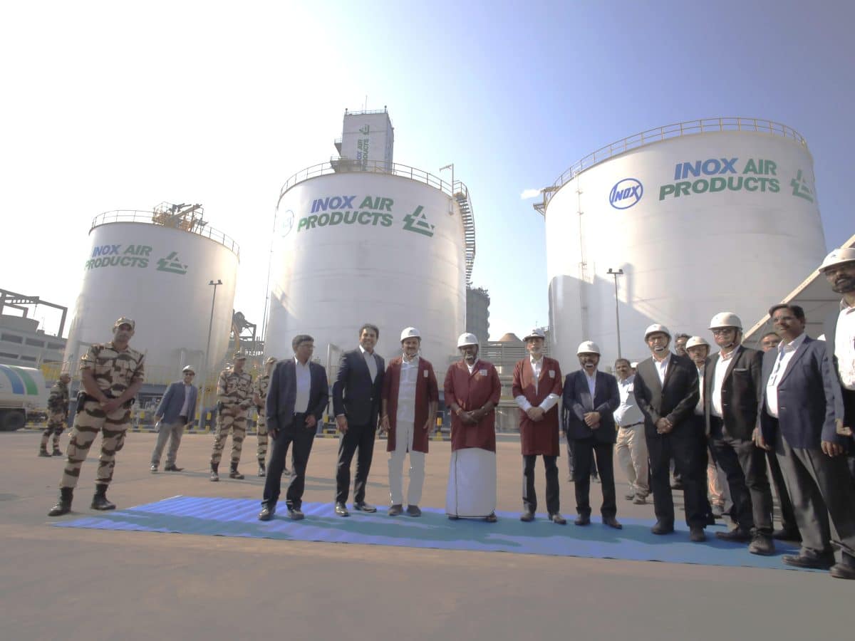 H D Kumaraswamy inaugurates INOXAP’s massive ASU at SAIL, Bokaro ...