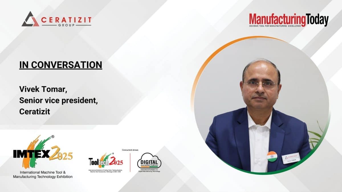 #IMTEX2025 | Vivek Tomar, Senior vice president, Ceratizit - Manufacturing Today India