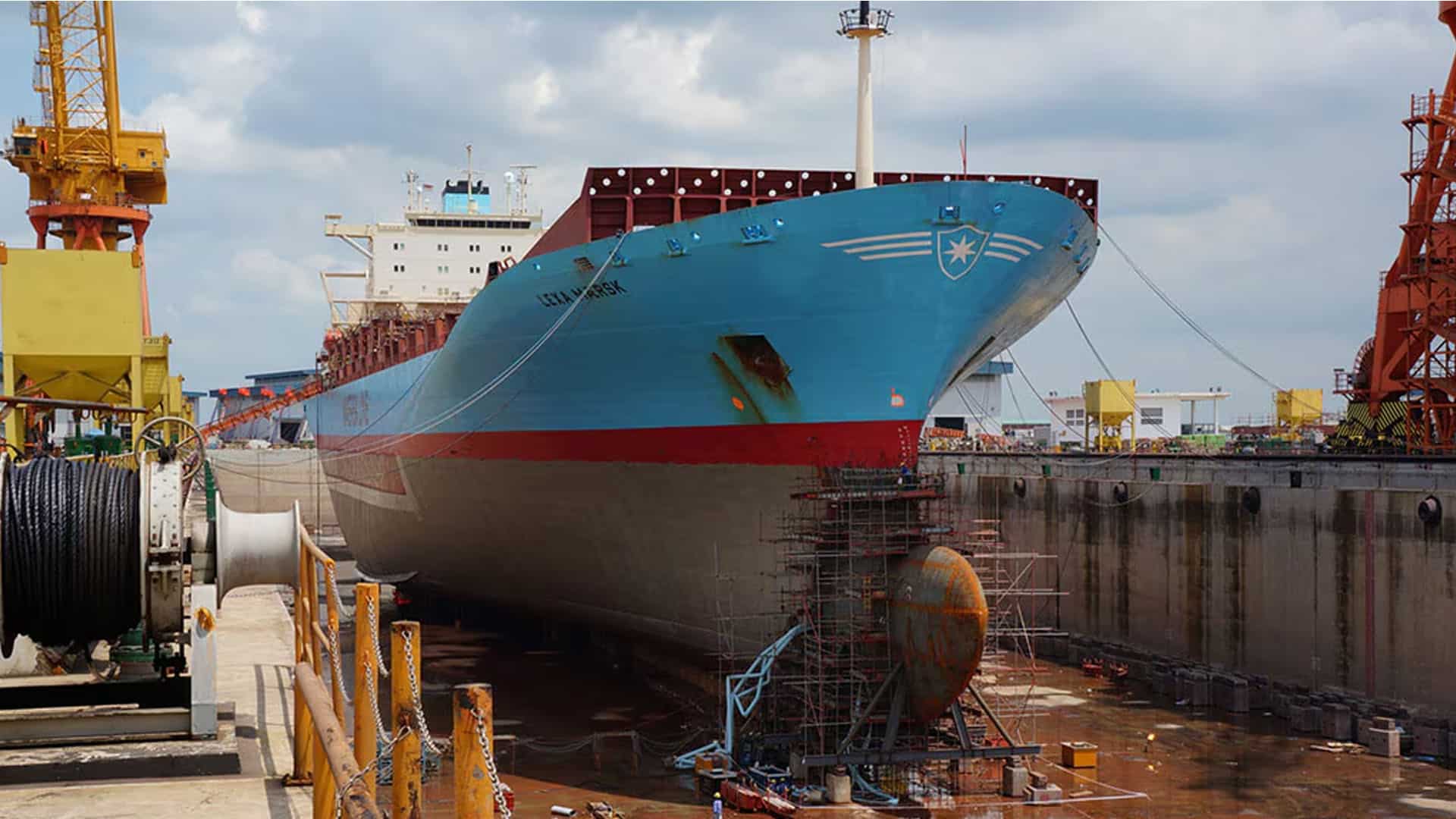 Maersk announces partnership with Cochin Shipyard