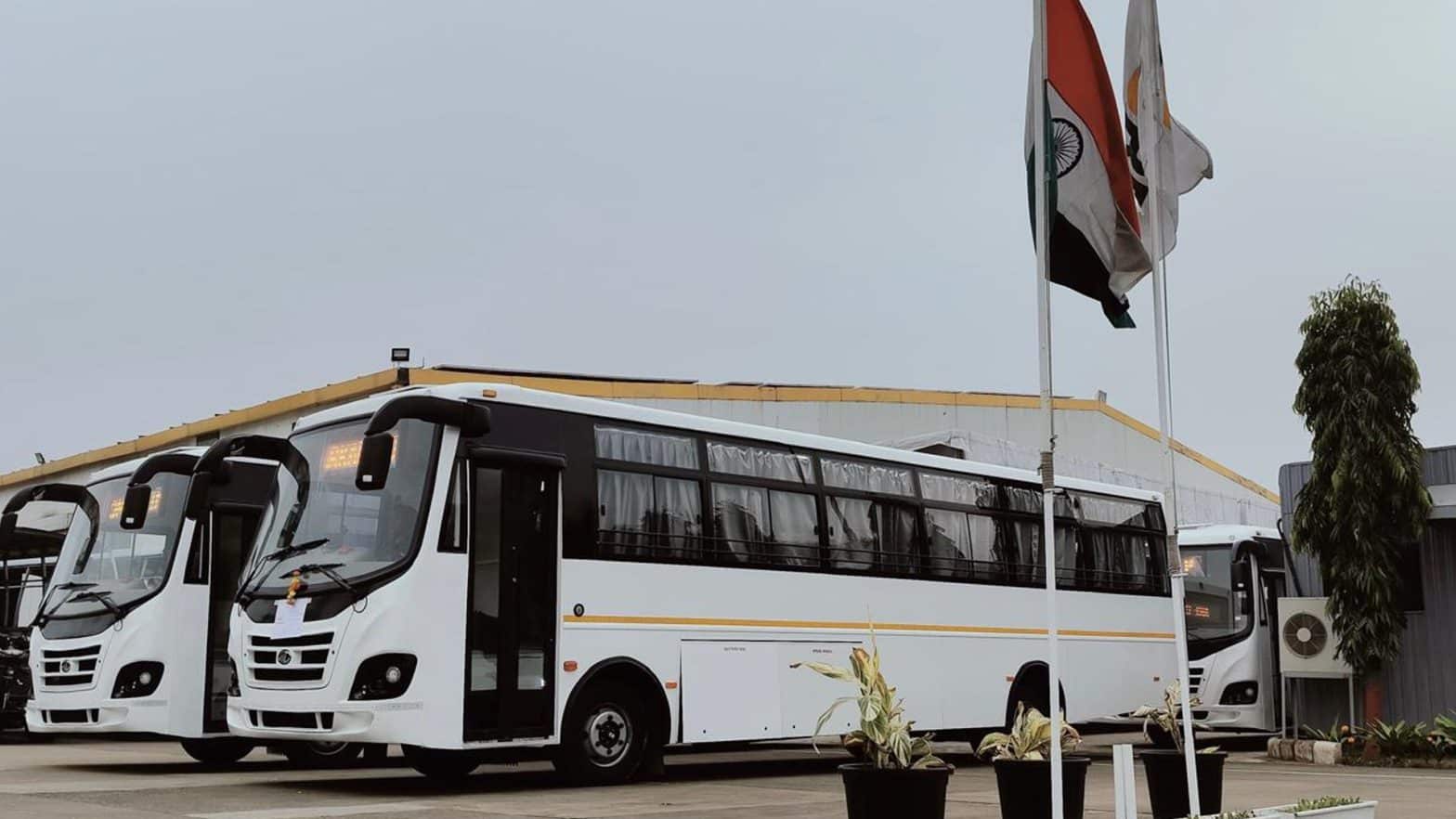 JCBL delivers 106 custom staff buses to Mahindra