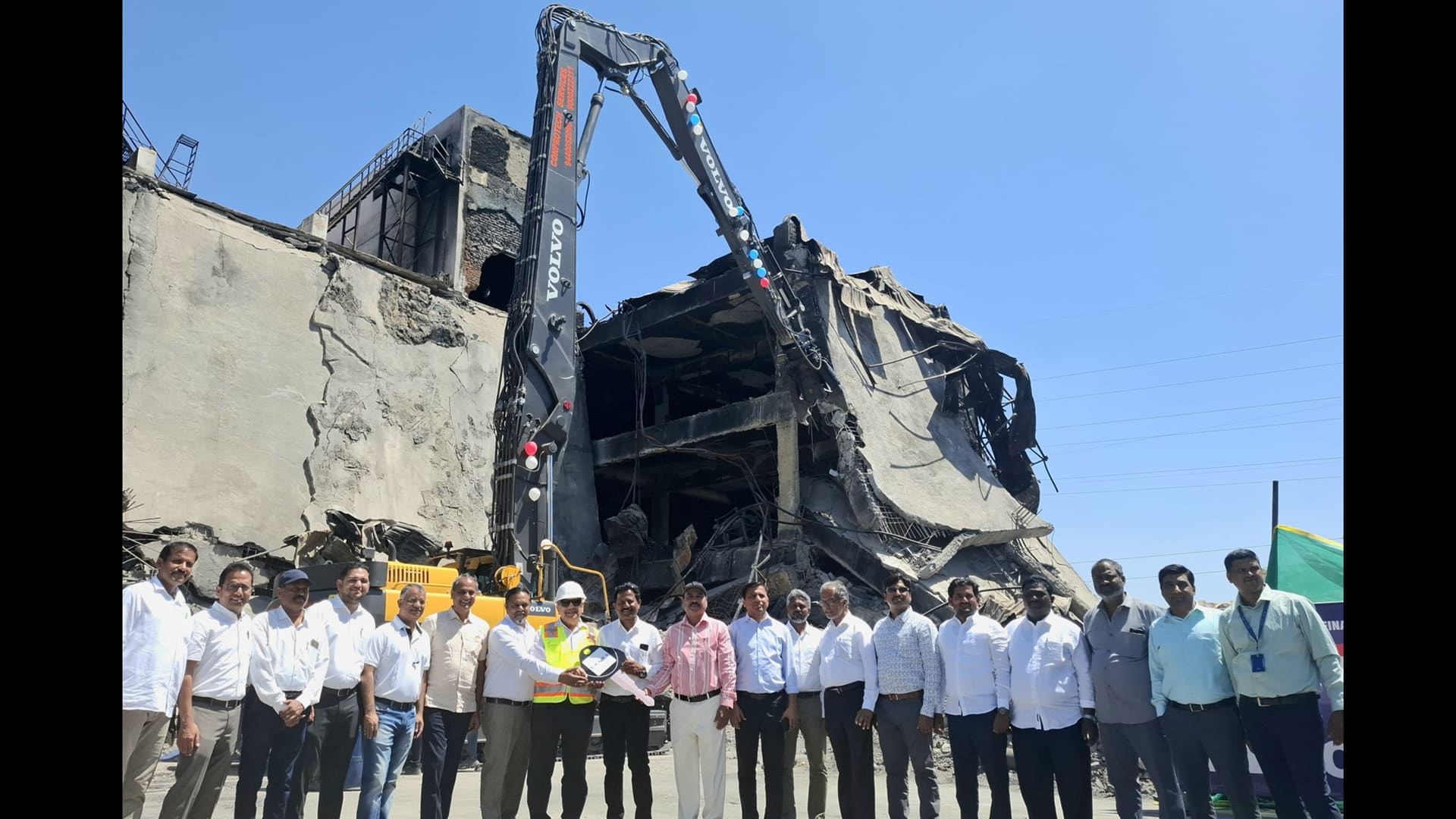 Volvo CE supplies high-reach demolition excavator