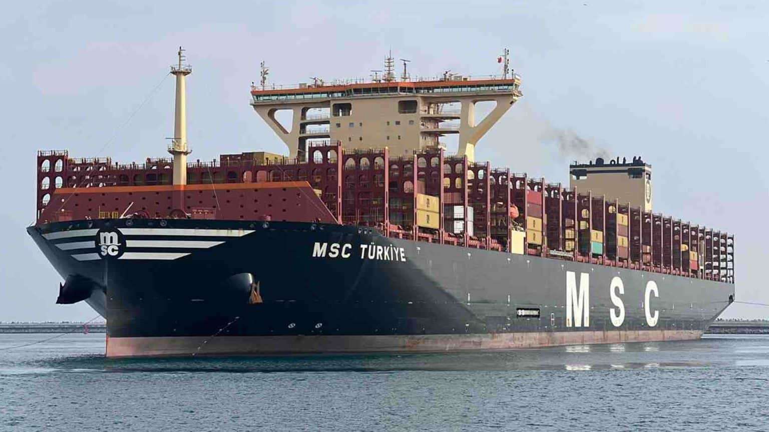 World’s largest eco ship—MSC Turkiye docks at Vizhinjam port
