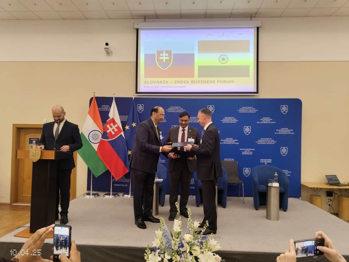 JCBL Group signs India’s first defence pact with Slovakia