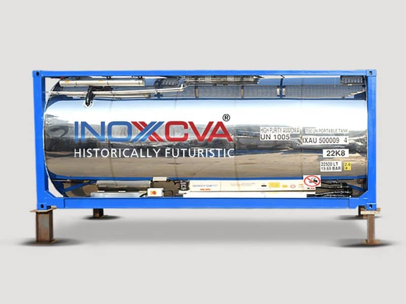 INOX India launches nation’s first UHP ammonia ISO tank container